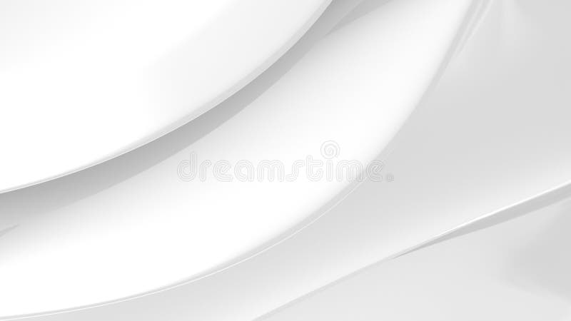 Abstract White Background. Abstract White Leafs. Loop Animation. 3D ...