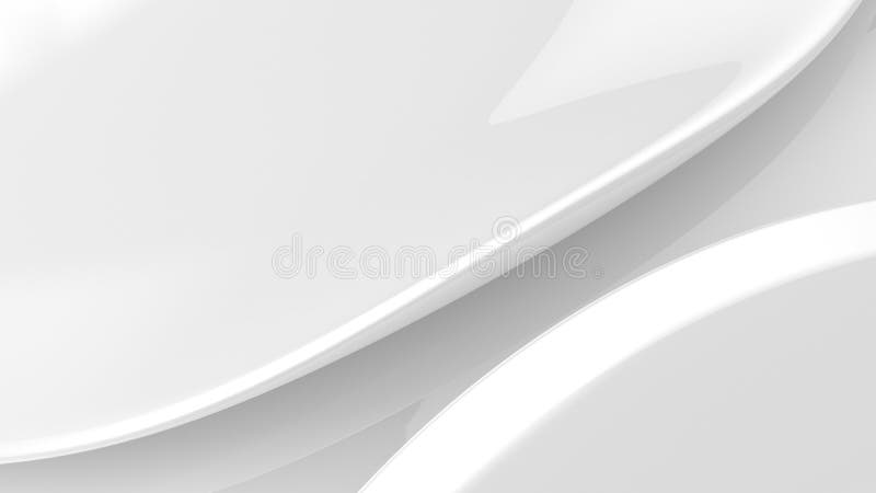Abstract White Background. Abstract White Leafs. Loop Animation. 3D ...