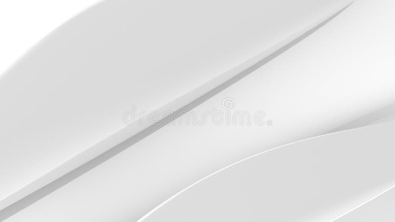 Abstract White Background. Abstract White Leafs. Loop Animation. 3D ...