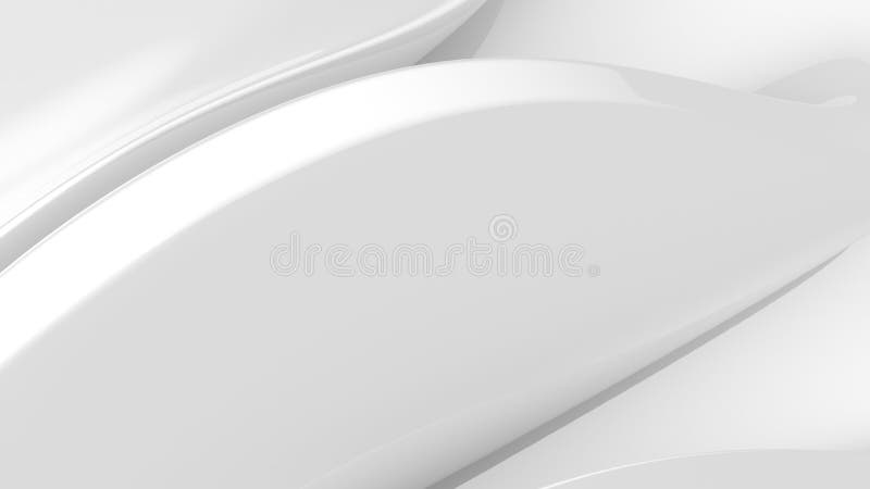 Abstract White Background. Abstract White Leafs. Loop Animation. 3D ...