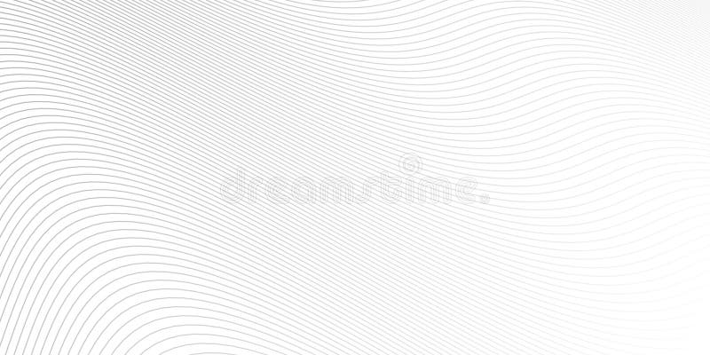 Abstract White Background from Lines. Wavy Line Drawing . Design ...
