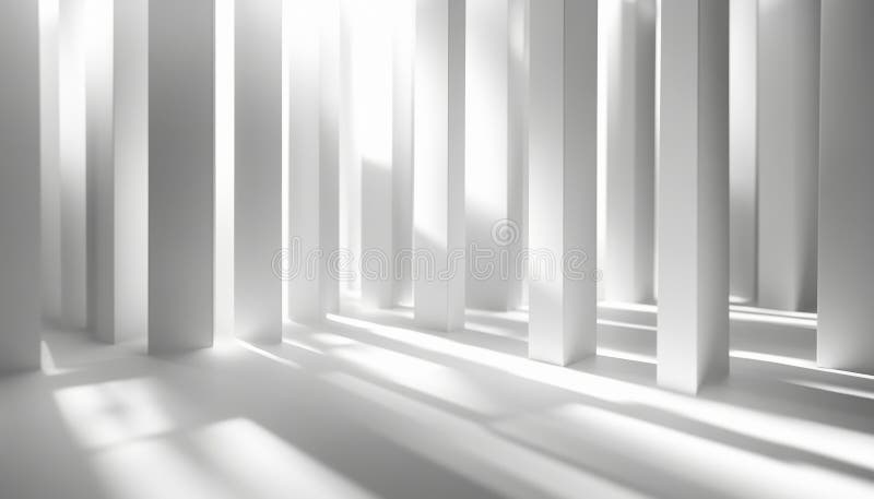 Abstract White Background with Long Highlights for Design and ...