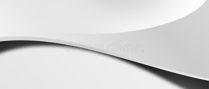 Abstract White Background Minimal Futuristic Architectural Space ...