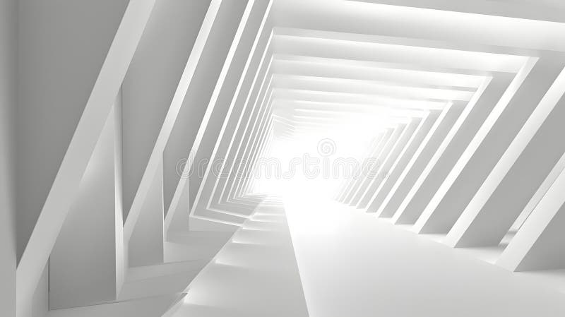 Abstract White Background. Minimal Geometric White Light Background by ...