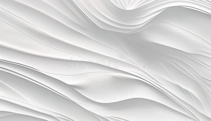 Abstract White Background - Minimalistic White Wave Texture for Your ...