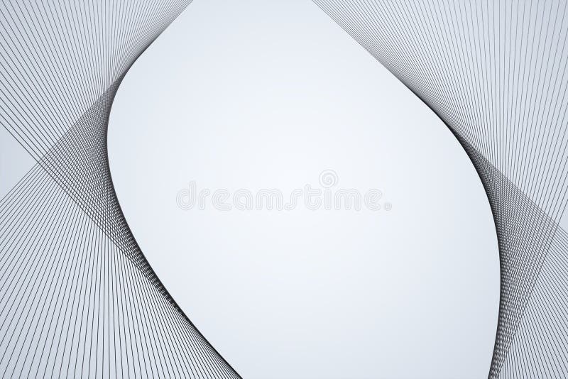 Abstract White Background with Mock Up Place. Landing Page Concept ...