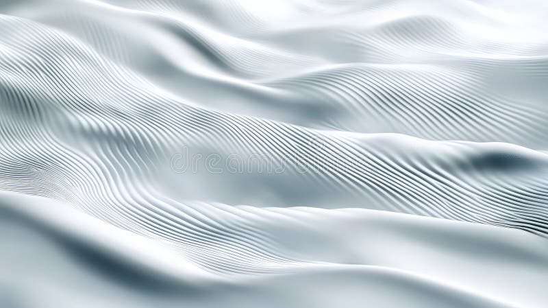 Abstract White Background with a Rippled Pattern Stock Illustration ...