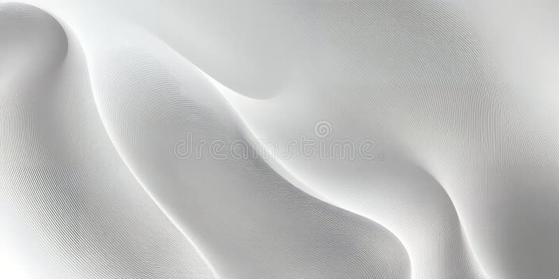 Abstract White Background with a Soft Wavy Texture Stock Illustration ...