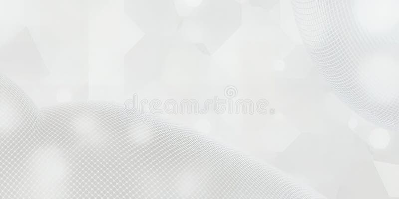 Abstract White Background with a Subtle Grid Pattern Stock Illustration ...
