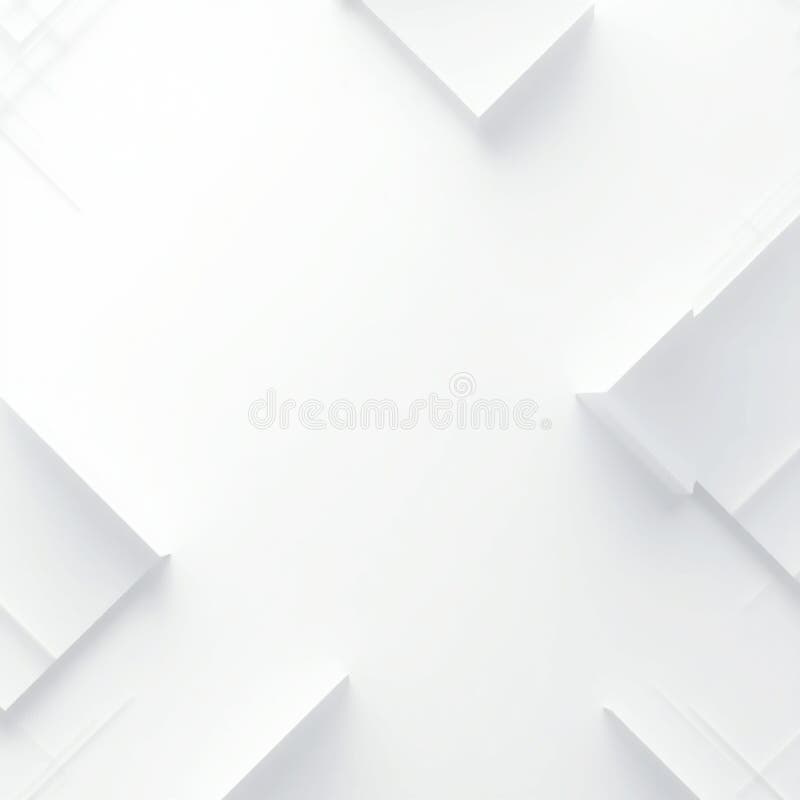 Abstract White Background with Texture Pattern, Layered Geometric ...