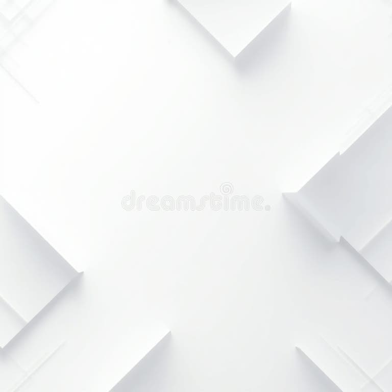 Abstract White Background with Texture Pattern, Layered Geometric ...
