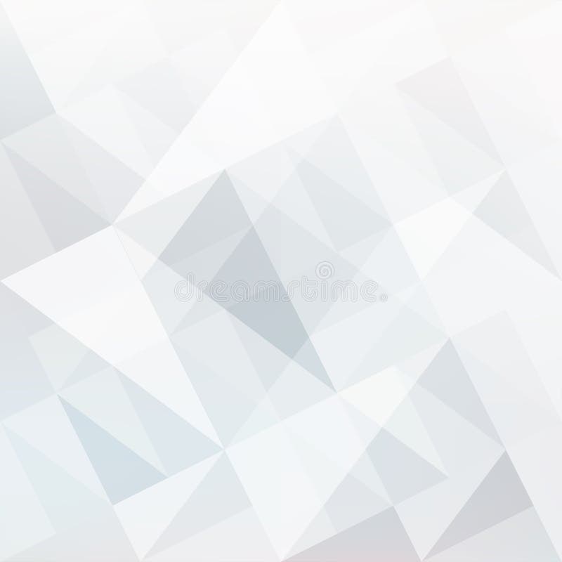 Abstract White Background with Triangles Shapes Stock Vector ...