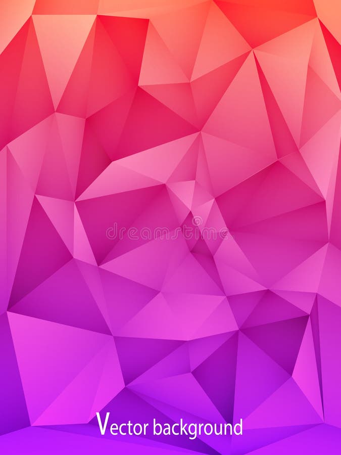 Abstract White Background with Triangular Polygons Stock Vector ...