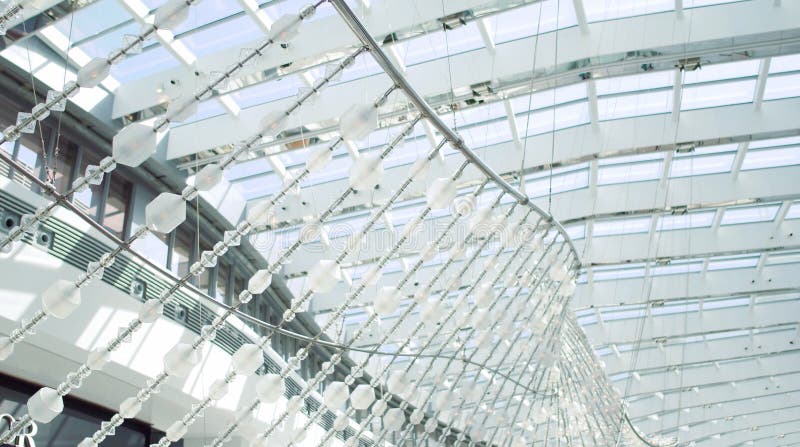 Abstract White Background. View of Windows and Modern Conceptual High ...