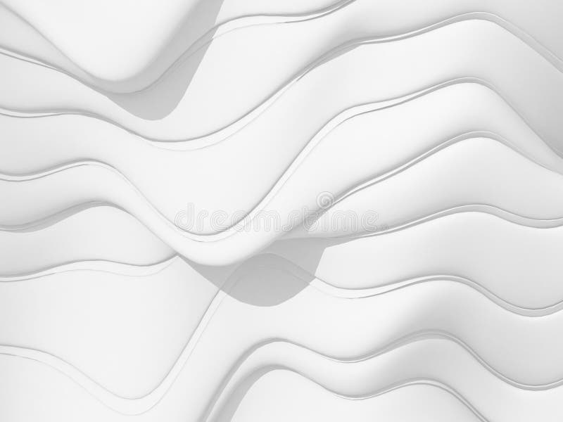 Abstract White Background with Waves Stock Illustration - Illustration ...