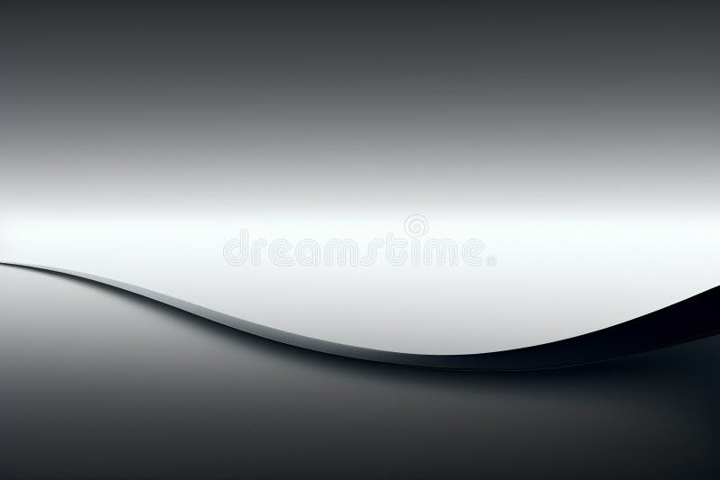 Abstract White and Black Geometric Background. Dynamic Shapes ...