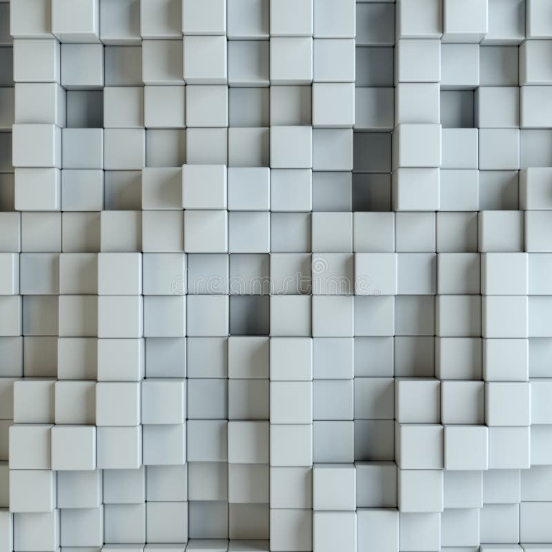 Abstract white blocks stock illustration. Illustration of gray - 85277218