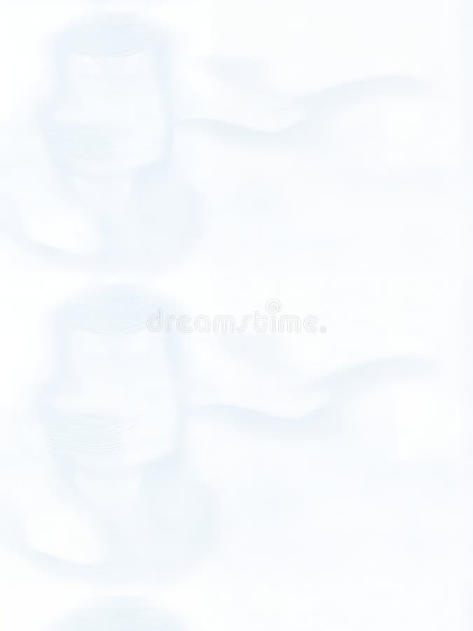 Abstract White and Blue Background with Blurred Shapes Stock ...