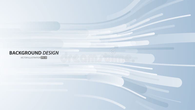 Abstract White and Blue Gradient Color Background, with Diagonal Lines Waveform Moving. Digital ...