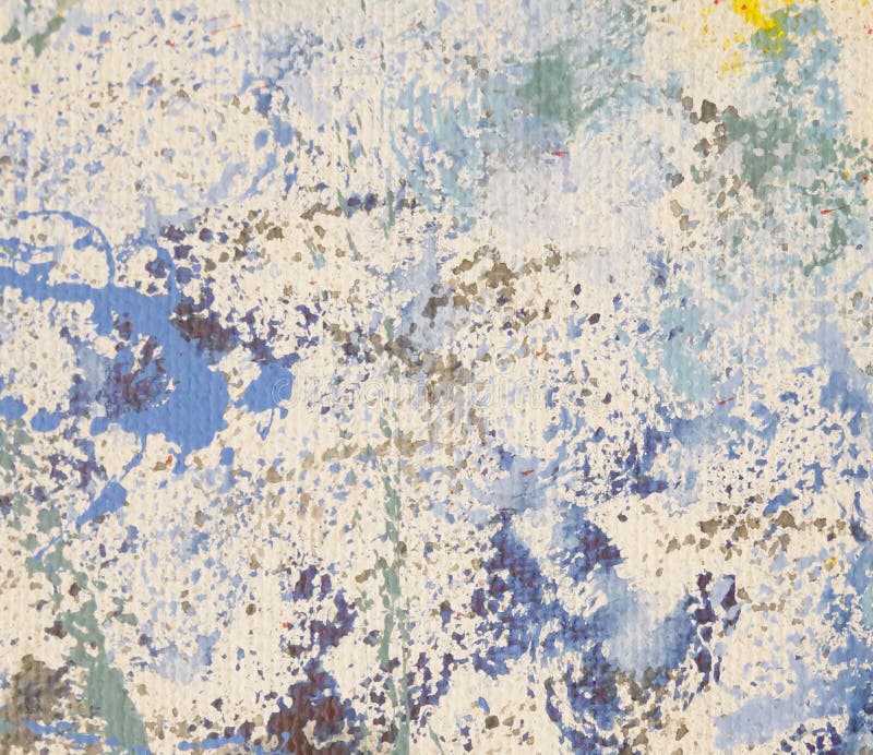 Abstract White and Blue Paint Messy Background Stock Image - Image of ...