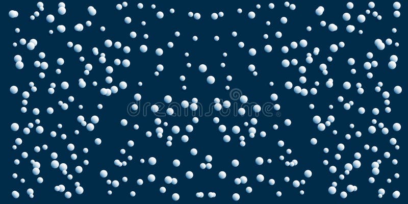 Abstract White and Blue Spotted Pattern - Random Placed Lit Balls ...