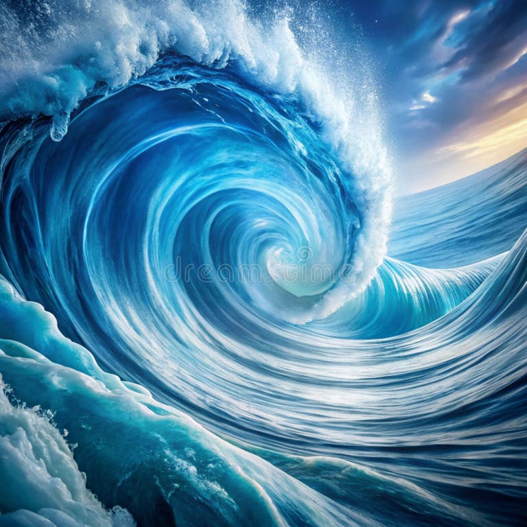 Abstract White and Blue Water Wave Pattern Texture Background Stock ...