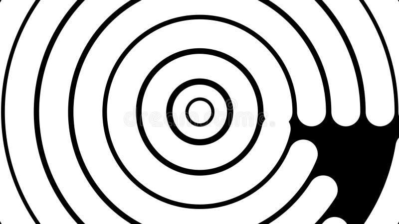 The White Circle Lines 4K Video. Stock Footage - Video of computer ...