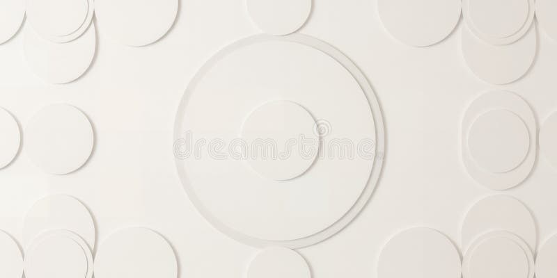 Abstract White Circles Pattern Stock Illustration - Illustration of ...