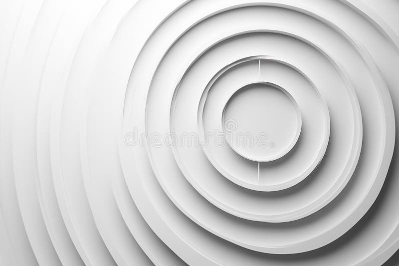 Abstract White Circular Patterns Creating a Modern Design Texture in a ...