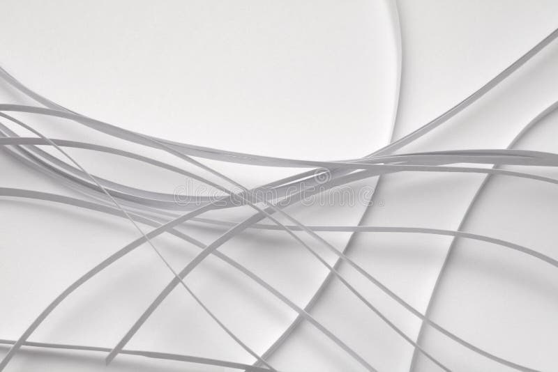 Abstract White Color Strip Wave Paper Background Stock Image - Image of ...