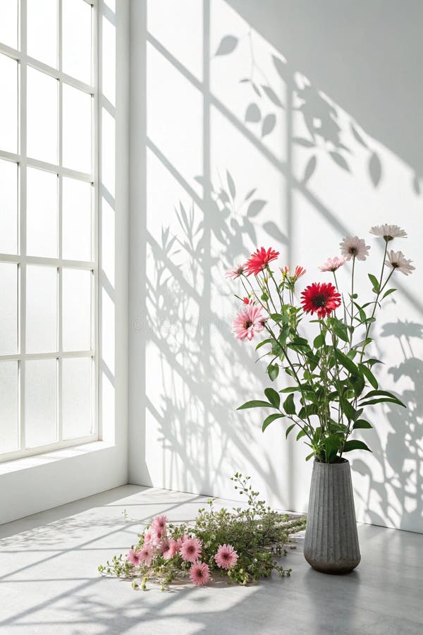 Abstract White Color Studio Background for Product Presentation Stock ...