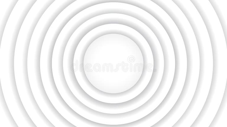 Abstract White Concentric Circles Wave Pattern Background for Design ...