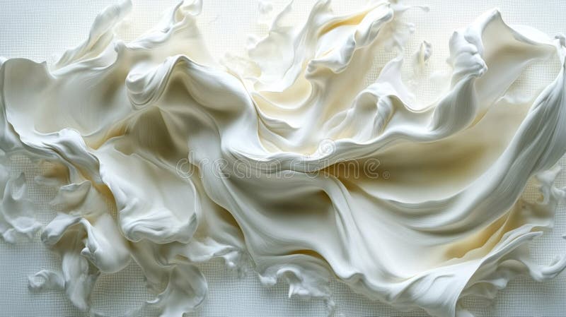 Abstract White Cream Wave Texture Background Stock Illustration ...