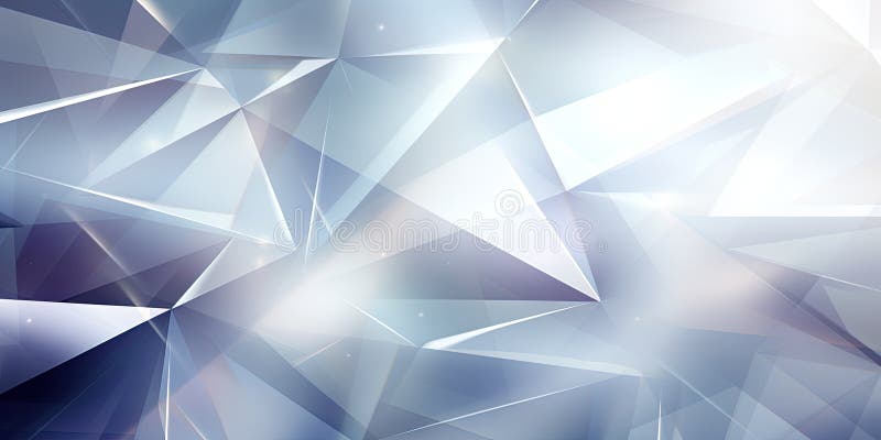 Abstract White Crystals, Dynamic Technology Background, Business ...