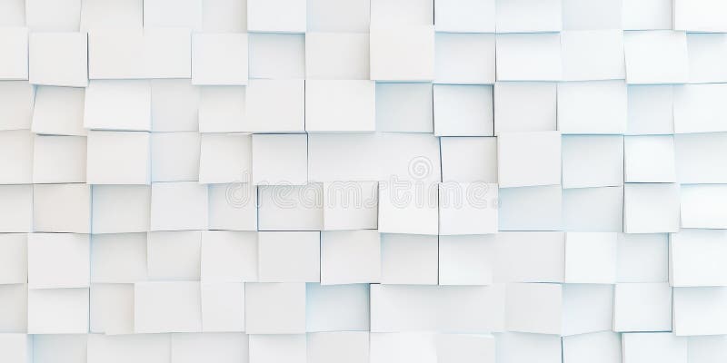Abstract White Cubes Background for Modern Design and Interior Decor ...