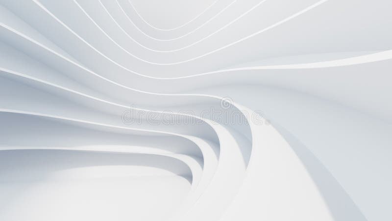 Abstract White Curve Geometry Background, 3d Rendering Stock Footage - Video of creative, ring ...