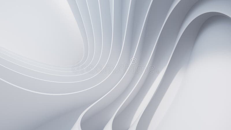 Abstract White Curve Geometry Background, 3d Rendering Stock Video - Video of wavy, frame: 325761821