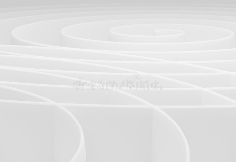 Abstract White Curved Border Lines Background with Wavy Intersecting ...