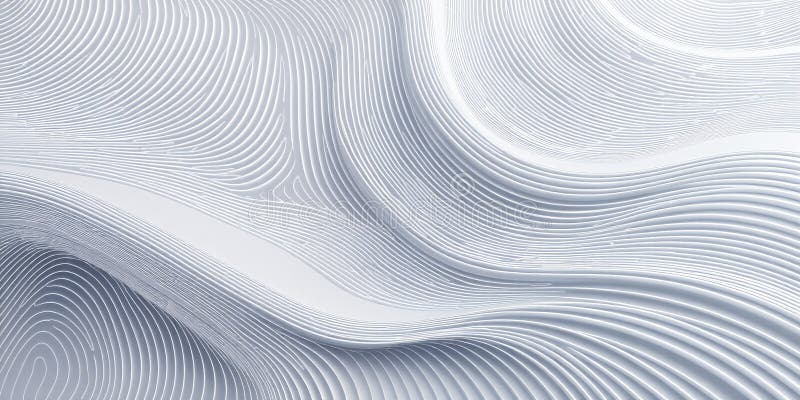 Abstract White Curved Lines Background Stock Illustration ...