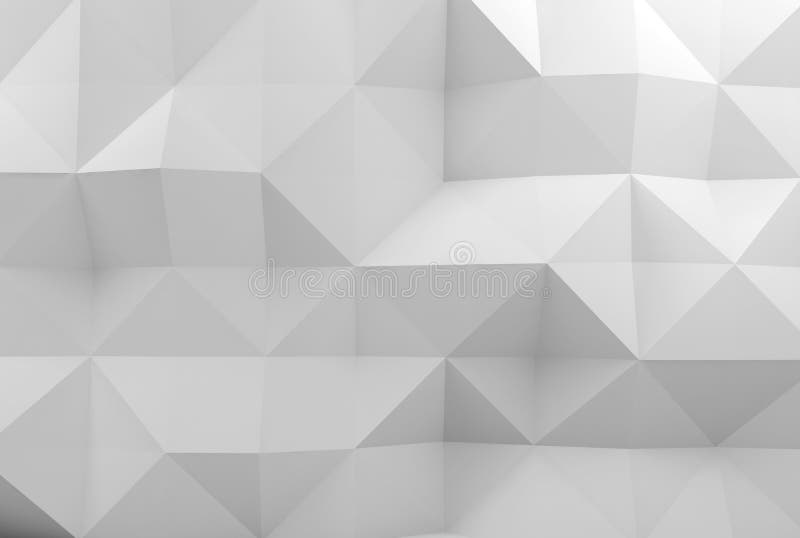 Abstract White 3d Digital Polygonal Pattern Stock Illustration ... Abstract White 3d Digital Polygonal Pattern Stock Illustration ...