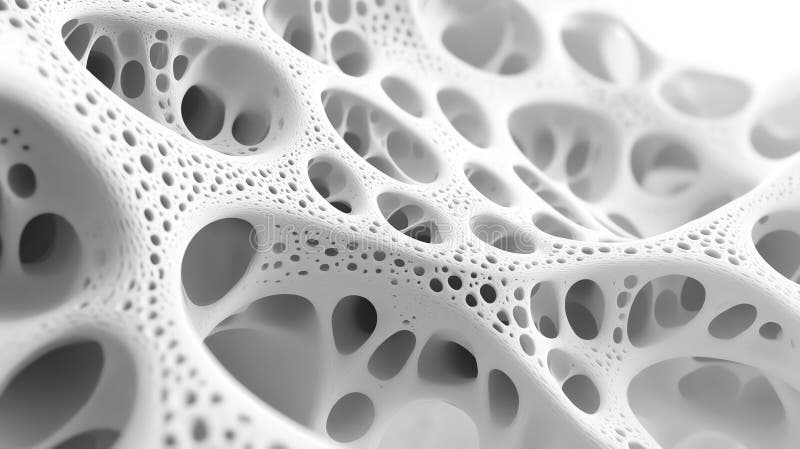 Microscopic Cellular Network Structure Abstract 3d Render Stock Photos ...