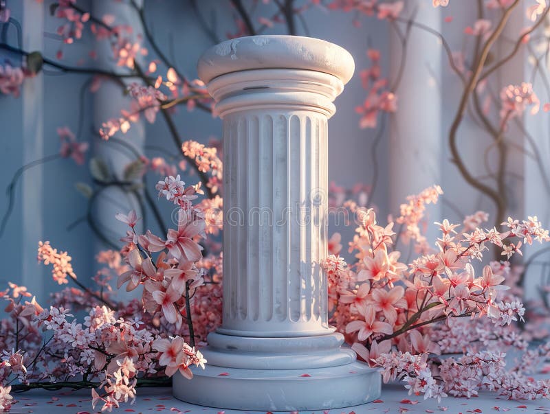 Roman Pillar Greek Column Statue Pedestal Stand Stock Photos - Free ...