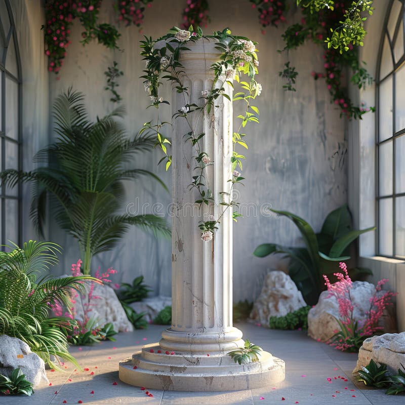 Abstract White 3d Studio Background for Cosmetic Product Presentation ...