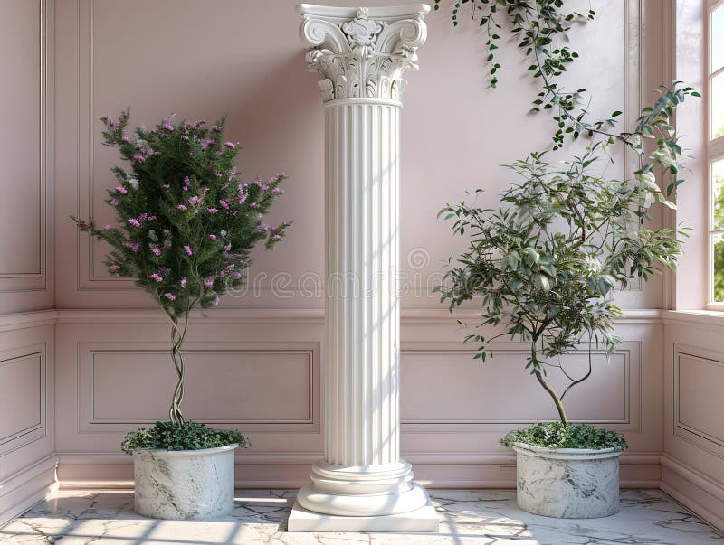 Abstract White 3d Studio Background for Cosmetic Product Presentation ...