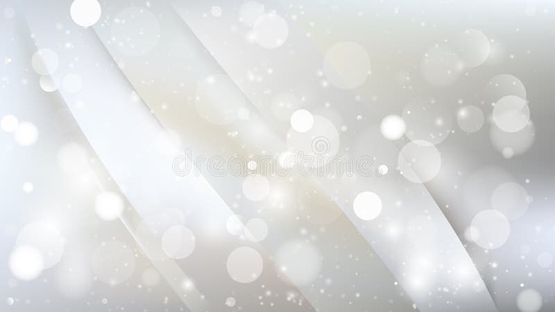 Abstract White Defocused Lights Background Vector Stock Vector ...
