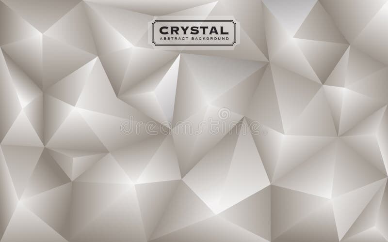 Abstract White Diamond Polygon Background Stock Vector - Illustration ...