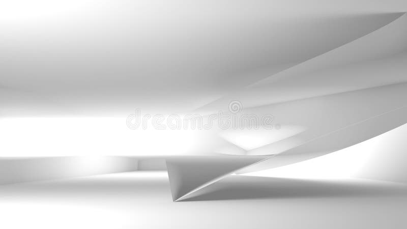 Abstract White Digital Graphic Background 3 D Art Stock Illustration ...