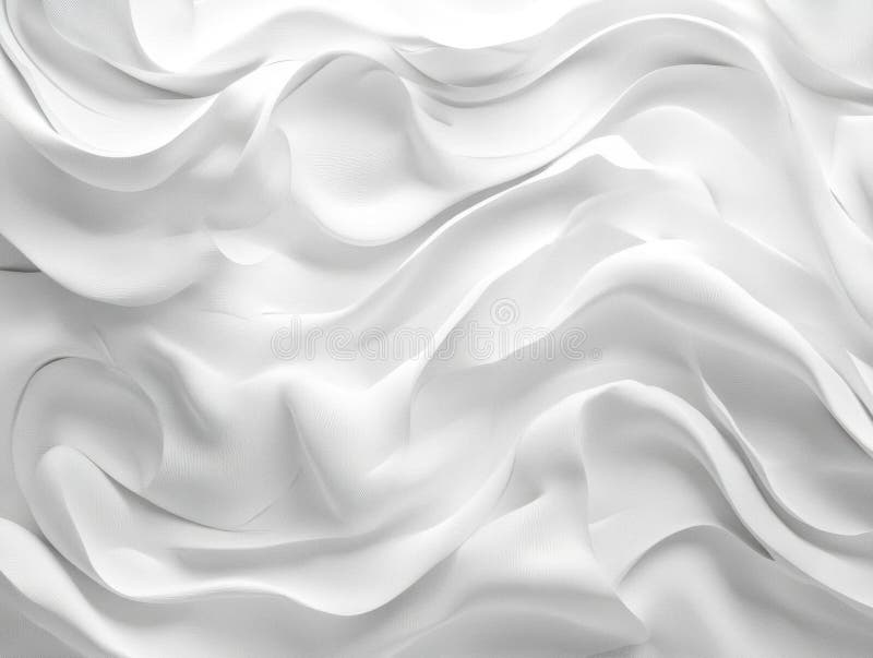 Abstract White Draped Fabric Texture Background Stock Illustration ...