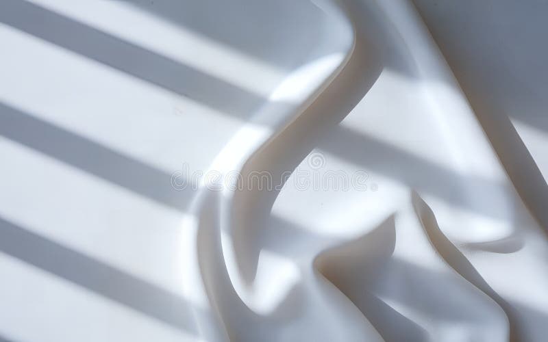 Abstract White Drapery with Sunlight Shadows: a Study in Light and ...