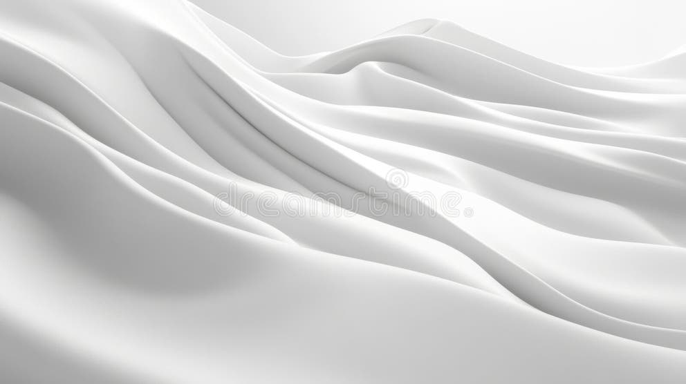 Abstract White Fabric Draped Texture Background Stock Illustration ...